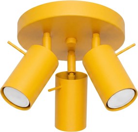 Sollux Lighting Stropní svítidlo RING 3P žluté