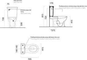 GSI Sapho Classic 878111 nádržka k WC kombi
