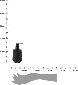Dávkovač mýdla Morgan, černá, 350 ml
