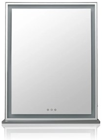 MMIRO, L609VS, Hollywoodské make-up zrcadlo s osvětlením 57 x 72 cm | stříbrná L609VS