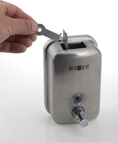 NOFER NOFER, Dávkovač mýdla 600ml, lestěná nerez, 03001.06.B