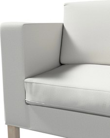 Potah na pohovku IKEA  Karlanda rozkládací, krátký barva šedá látka pletený vzor