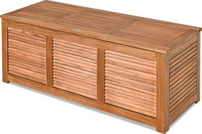 Costway Zahradní box úložný box na zahradu a dvorek akátové dřevo, přírodní