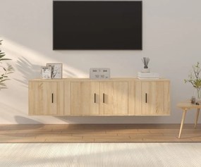 vidaXL 3dílný set TV skříněk kompozitní dřevo [3188399] Barva: dub sonoma
