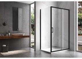 BPS-koupelny Obdélníkový sprchový kout HYD-OK103 120x80 černá/transparent