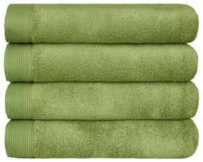 SCANquilt modalový ručník MODAL SOFT zelená osuška 70 x 140 cm