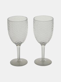 Sinsay - Sklenice s reliéfní strukturou 2 pack - clear