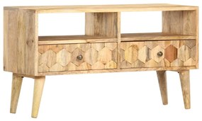 TV stolek 90 x 30 x 50 cm masivní mangovníkové dřevo 286463