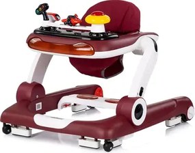 CHIPOLINO Chodítko interaktivní Little Explorer 4v1 Red / do 12 kg / o