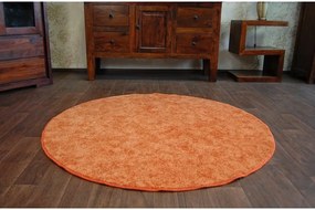 Kulatý koberec SERENADE Graib oranžový