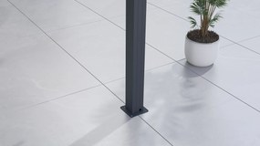 Bioklimatická pergola G21 Trenton 3x3 m, antracitová hliníková
