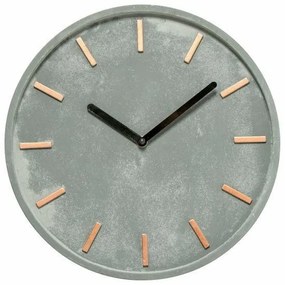 Nástěnné hodiny 27,5 cm cement