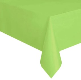 Jednorázový plastový jednobarevný ubrus 137 x 274 cm (matný) Barva: zelená A