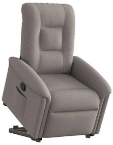 Zvedací polohovací křeslo taupe textil 3303261