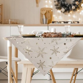 EUROFIRANY VÁNOČNÍ UBRUS ELEGANCE6 85X85 CM VZOROVANÝ