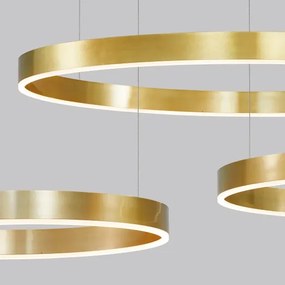 LED lustr Motif 80 zlaté stmívatelné