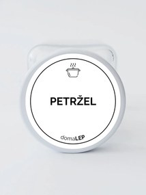 Samolepka na kořenky PETRŽEL bílá 5 cm tučné písmo