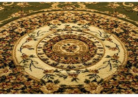 Kusový koberec klasický vzor 3 zelený ovál 250x350cm