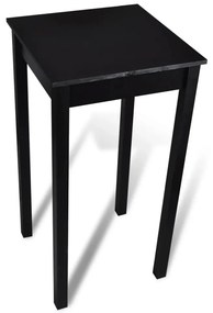 Barový stůl MDF černý 55 x 55 x 107 cm 240379