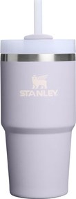 Termoska s brčkem z nerezové oceli v levandulové barvě 600 ml Quencher H2.O FlowState™ Tumbler Purple Dust – Stanley