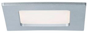Paulmann Quality Line Panel IP44, 6W LED, 2700K, matný chrom, 11,5x11,5cm