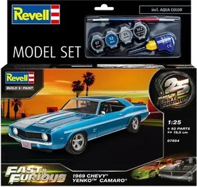 Revell Model Set Fast  Furious 1969 Chevy Camaro Yenko / Plastikový mo