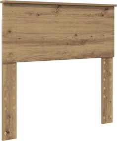 Rám postele s čelo Artisanový dub 90 x 200 cm Kompozitní dřevo 3408325