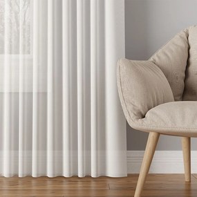 MARKIZETA Záclona 145x250 Základní bílá připravená na průchodky TD0005/ZGP/010/145250/1