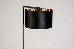 Stojací designová lampa Pallas Black and Gold