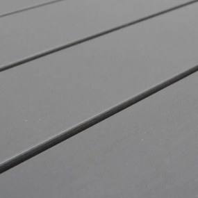 Vikio Zahradní ratanový set 150x90 pro 6 osob DT276-S šedý