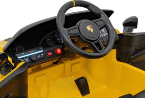 Ramiz Dětské autíčko Porsche Spyder RS 718, žlutý lak