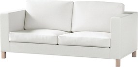 Potah na pohovku IKEA Karlanda rozkládací, krátký barva krémová látka pletený vzor