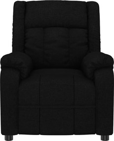 Elektrické polohovací křeslo černé textil 3143569