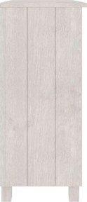 Příborník HAMAR bílý 85 x 35 x 80 cm masivní borovice 340501