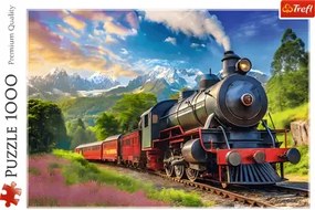 TREFL Puzzle Cestování vlakem / 1000 dílků / 68.3 x 48 cm