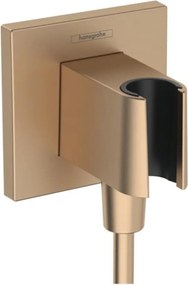 Hansgrohe FixFit E podomítkový vývod se zpětným ventilem kartáčovaný bronz 26889140