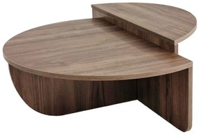 Designový konferenční stolek Baltenis 90 cm vzor ořech