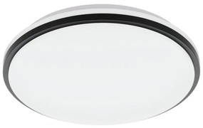 Eglo | Eglo 900366 - LED Koupelnové stropní svítidlo PINETTO LED/15,6W/230V IP44 černá | EG900366