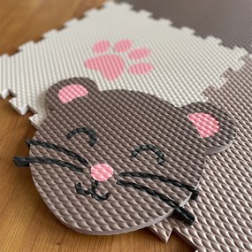 Vylen Minideckfloor podlaha 6 dílů - myška a tlapka 230089  660x805mm