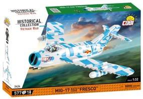 Cobi 2424 Vietnam War MIG-17 FRESCO, 1:32, 577 kostek