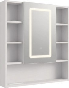 Rea, Zrcadlová skříňka s LED osvětlením Rea Luna 70x80cm, REA-M0405