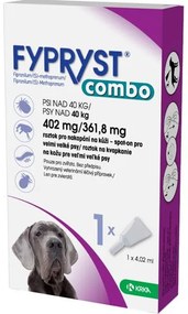Fypryst Combo spot on XL (pes nad 40kg) 402/361,8mg a.u.v. sol 1x4,02mg