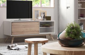 OnaDnes -20% Masivní dřevěný konferenční stolek Kave Home Wellcres 65 cm