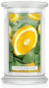 Kringle Candle svíčka Citrus and Sage, 623 g
