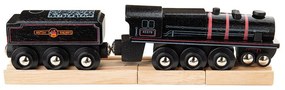 Bigjigs Rail Dřevěná replika lokomotivy Black 5 engine