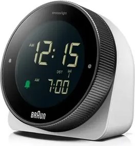 Braun BC24 bílá / Digitální budík / LCD / DCF (Rádiem řízené) / 1x AA