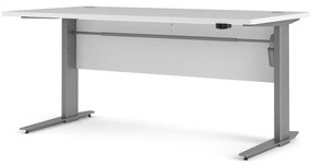 FALCO Výškově nastavitelný psací stůl Office 80400/318 bílá/silver grey