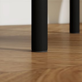 HOMCOM TV stolek Boheme až pro 55 palců s designem z papírového lanka a 2 otevřenými policemi 124x43,5x41 cm, přírodní