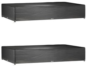 Plachty na zahradní nábytek 2 ks 16 oček 325x205x60 cm obdélník 3155367