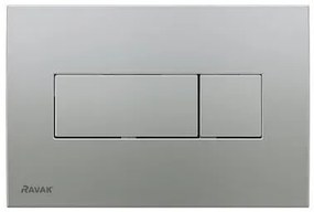 Ravak UNI - Ovládací tlačítko pro WC, satin X01456